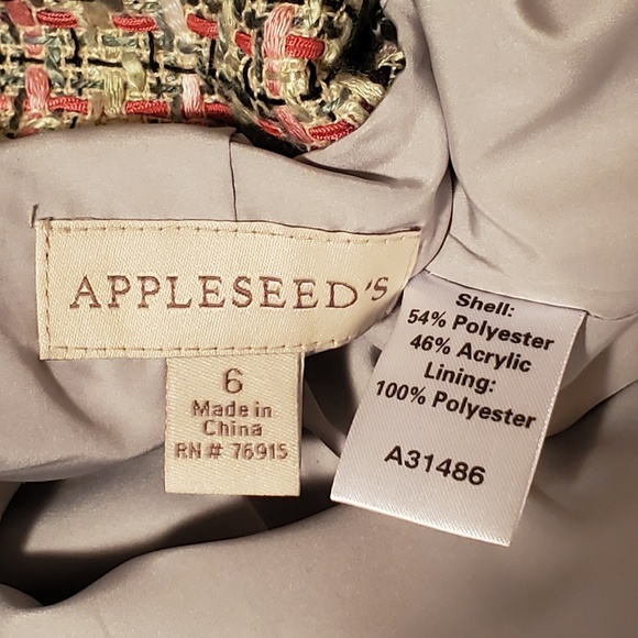 Appleseed's | Jackets & Coats | Vintage Tweed Appleseeds Blazer | Poshmark